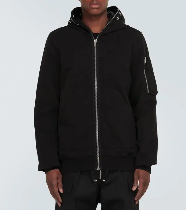 Rick Owens Cotton Bomber Jacket