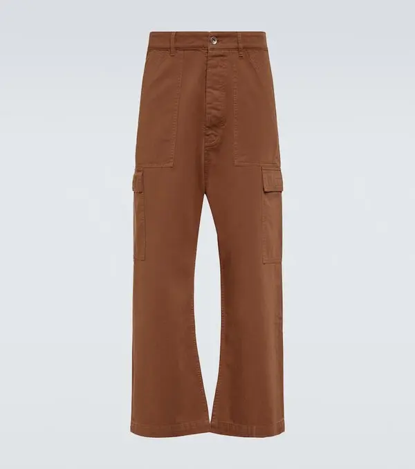 Rick Owens Lido Cotton Cargo Pants