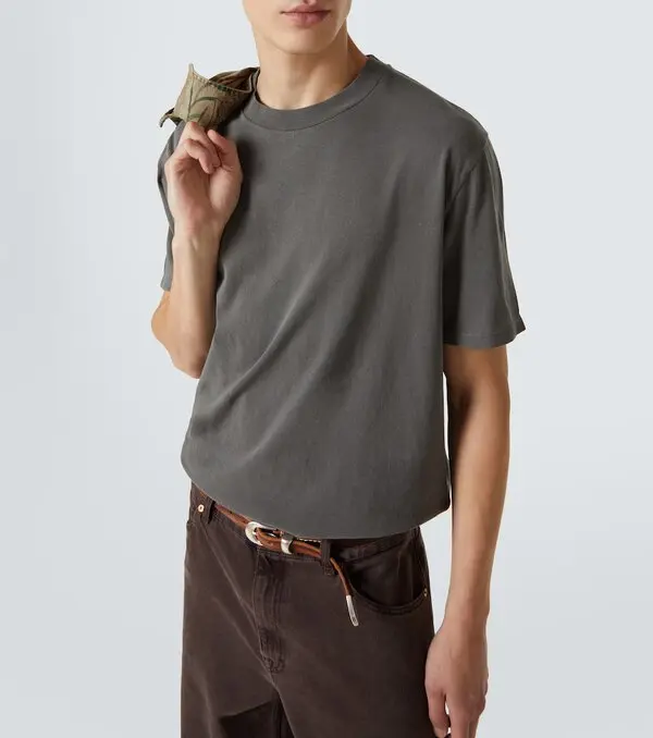 Our Legacy Box Cotton Jersey T-shirt - Grey