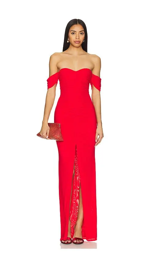 Majorelle Simone Gown - Red