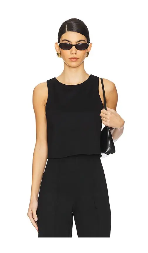 RIPLEY RADER Ponte Knit Tank - Black