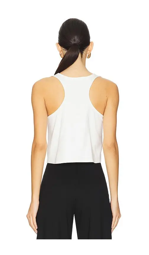 RIPLEY RADER Ponte Knit Tank Top - White