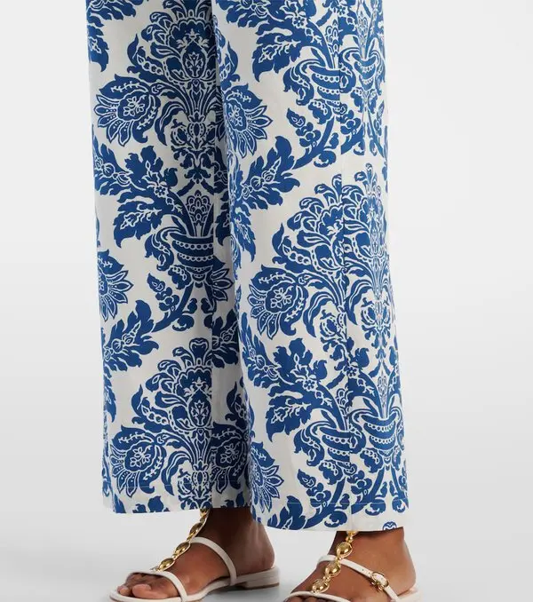 Max Mara Merano Cotton Wide-leg Trousers
