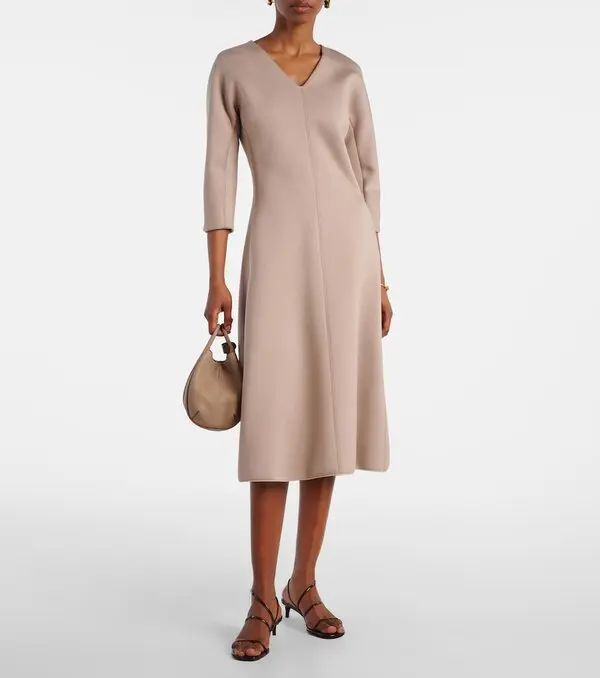 Max Mara Midas Jersey Midi Dress
