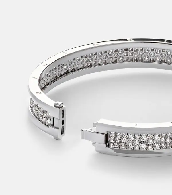 BVLGARI B.zero1 18kt White Gold Diamond Bracelet