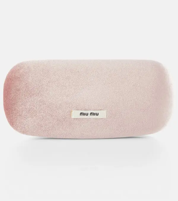 Miu Miu Oval Eyeglasses - Black