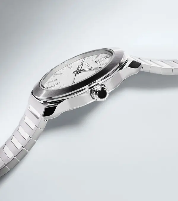 BVLGARI Octo Roma Automatic Stainless Steel Watch - Silver