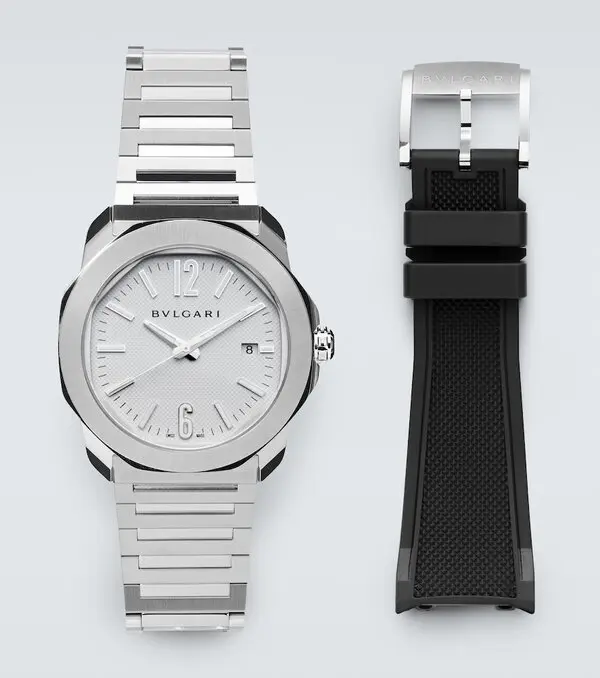 BVLGARI Octo Roma Automatic Stainless Steel Watch - Silver