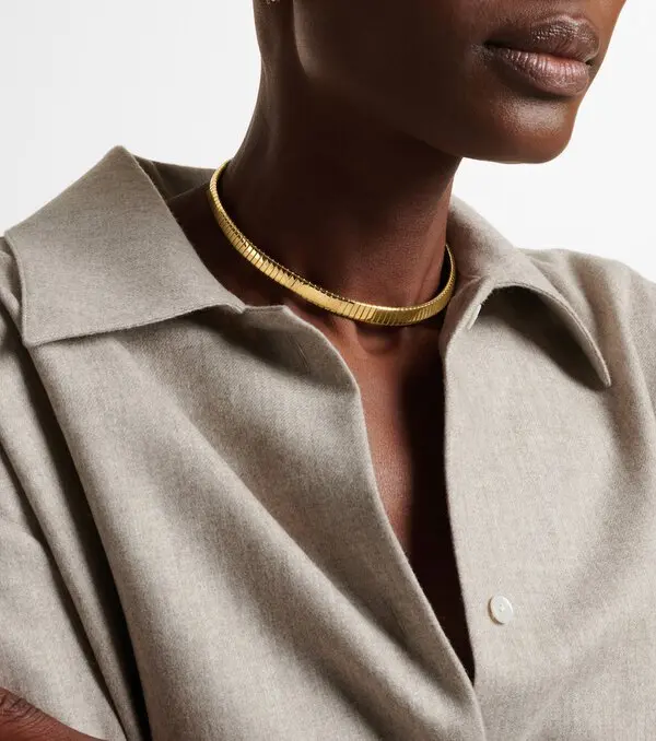 BVLGARI 18kt Yellow Tubogas Necklace - Gold