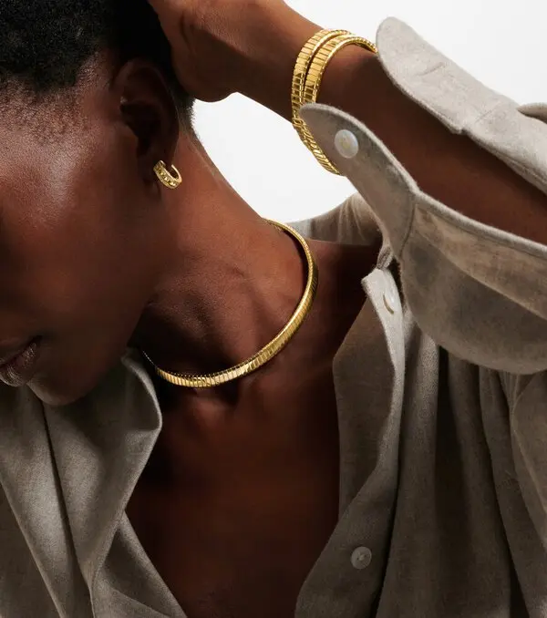 BVLGARI 18kt Yellow Tubogas Necklace - Gold