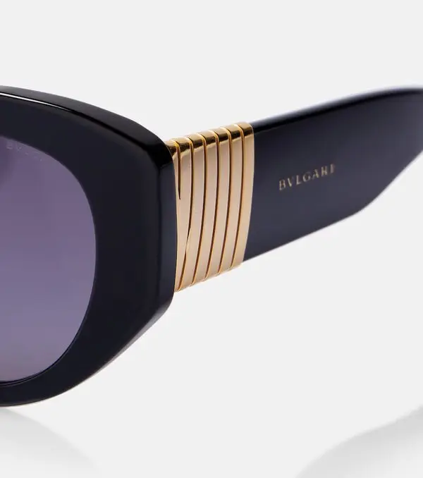 BVLGARI Tubogas Oval Sunglasses