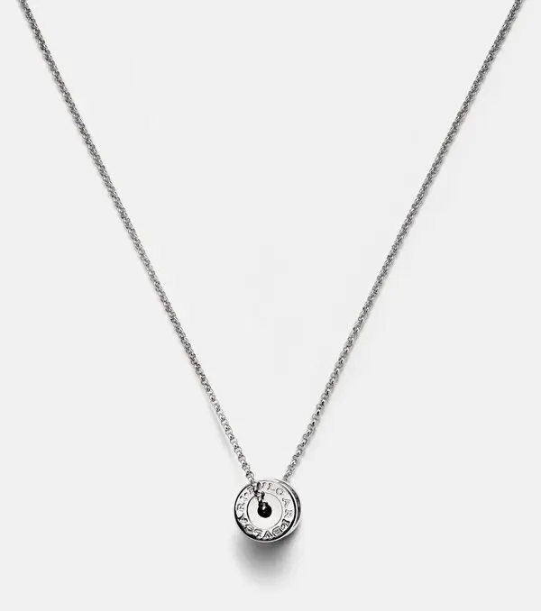 BVLGARI B.zero1 18kt White Gold Diamond Pendant Necklace