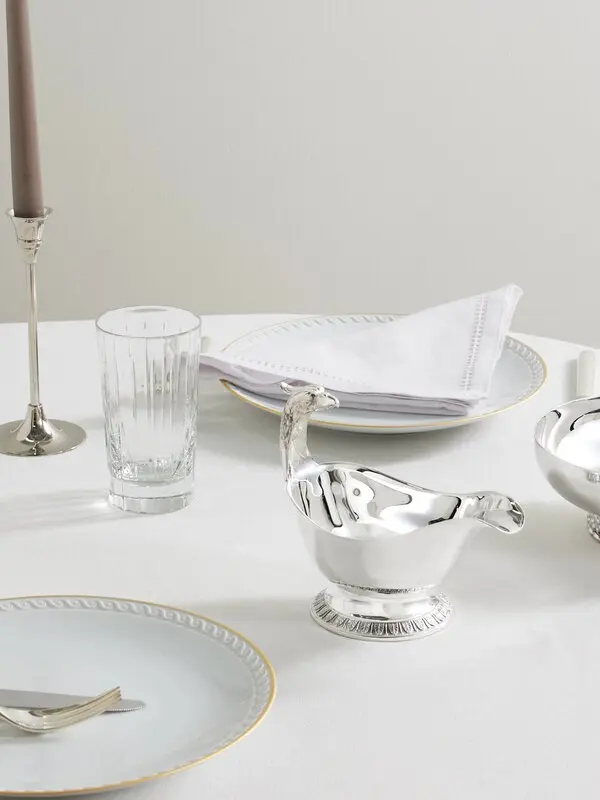 Christofle Malmaison Large -plated Gravy Boat