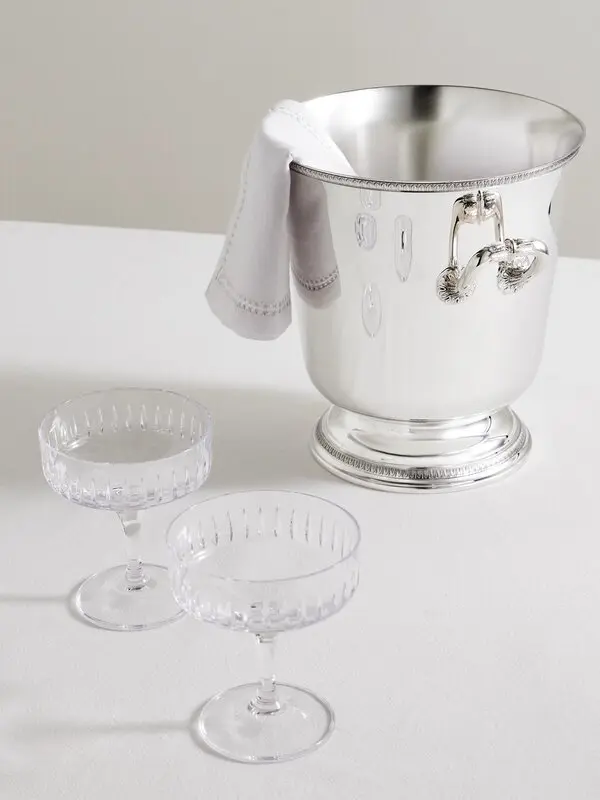 Christofle Malmaison -plated Champagne Bucket