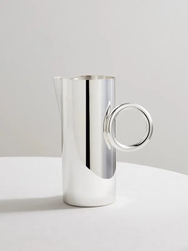 Christofle Vertigo -plated Water Pitcher - Silver
