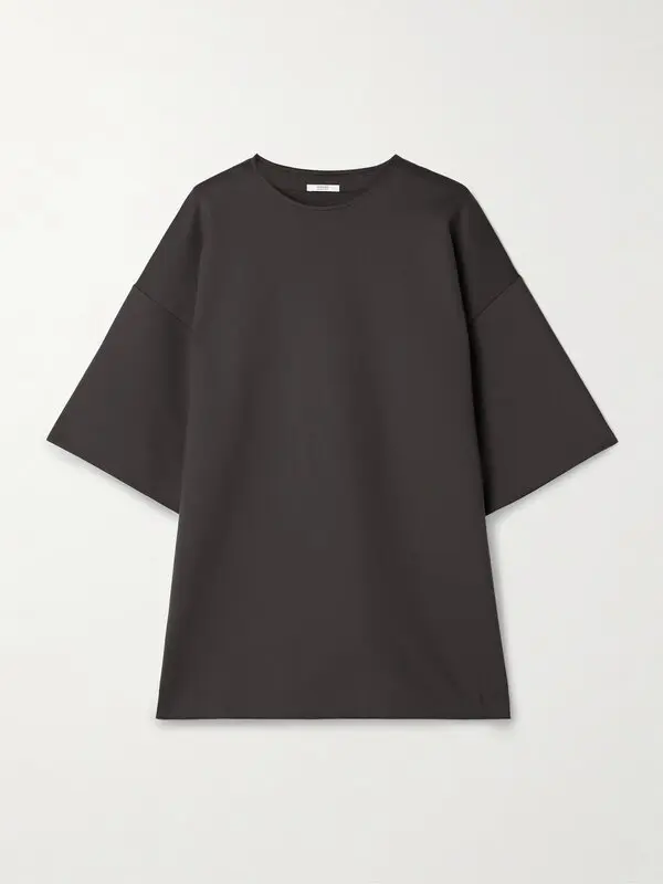 FFORME Stretch-ponte T-shirt - Brown