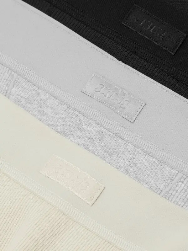 SKIMS Cotton Rib Boxer 3-pack - Multi