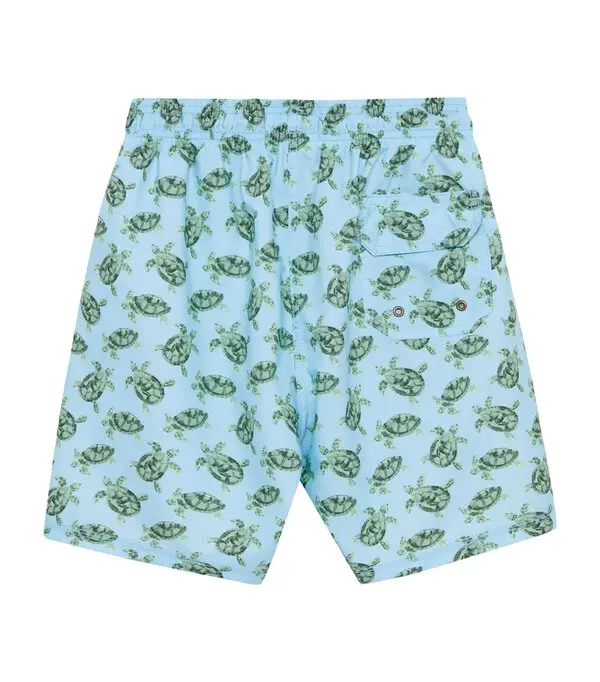 Trotters Daddy & Me Turtle Swim Shorts