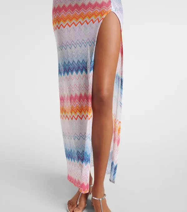 Missoni Zigzag Lame Beach Dress