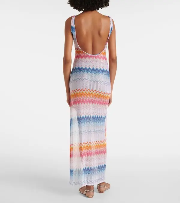 Missoni Zigzag Lame Beach Dress