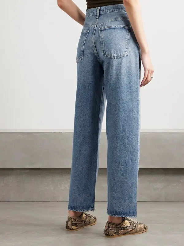 AGOLDE Henson Mid-rise Straight-leg Jeans