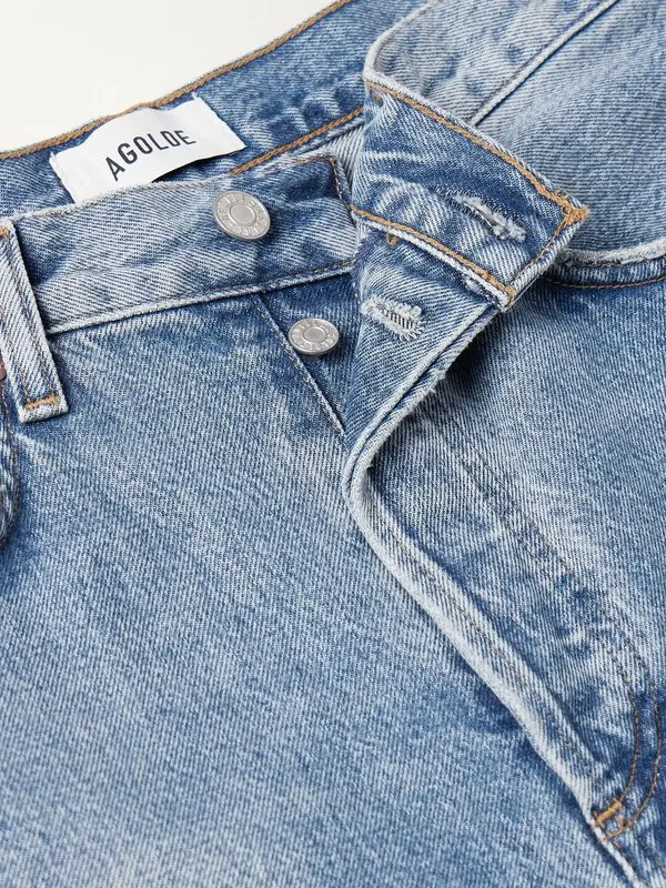 AGOLDE Henson Mid-rise Straight-leg Jeans