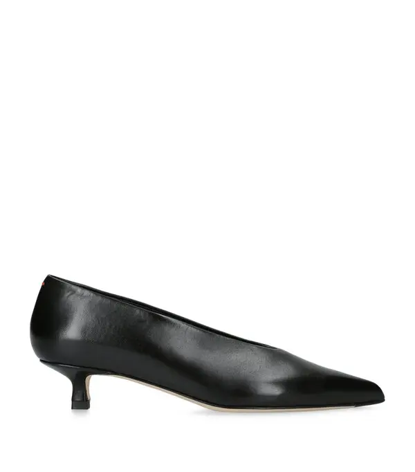AeydĒ Leather Clara Pumps - Black
