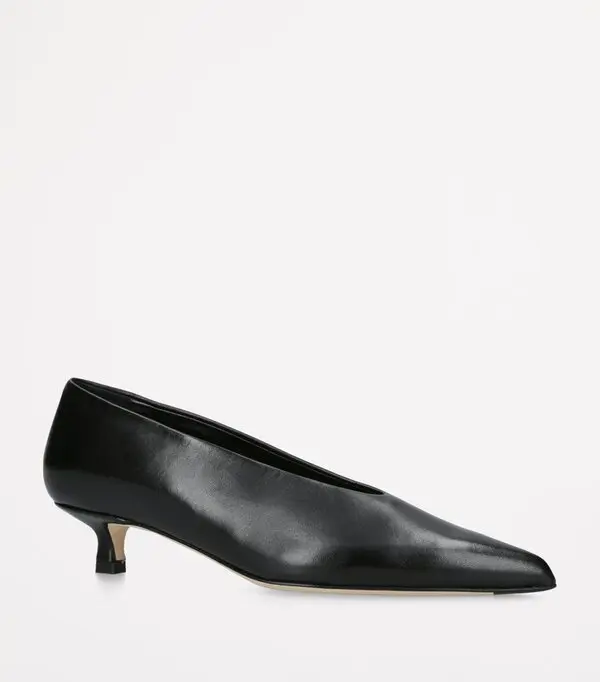 AeydĒ Leather Clara Pumps - Black