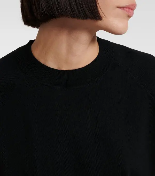 Dries Van Noten Merino Wool Top - Black