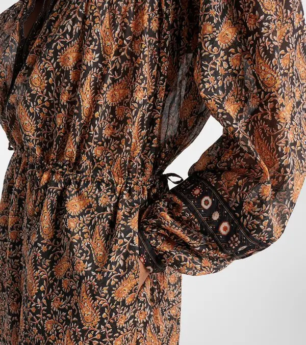 MARANT ETOILE Greila Cotton Voile Midi Dress