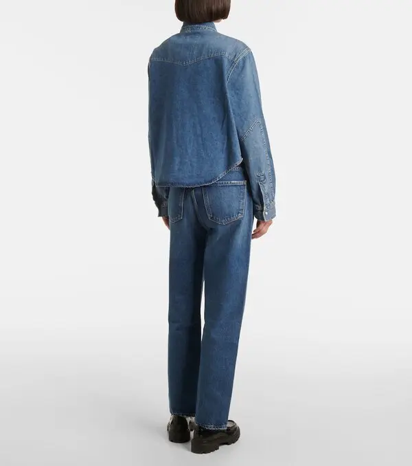 Citizens Of Humanity Cropped Denim Shirt