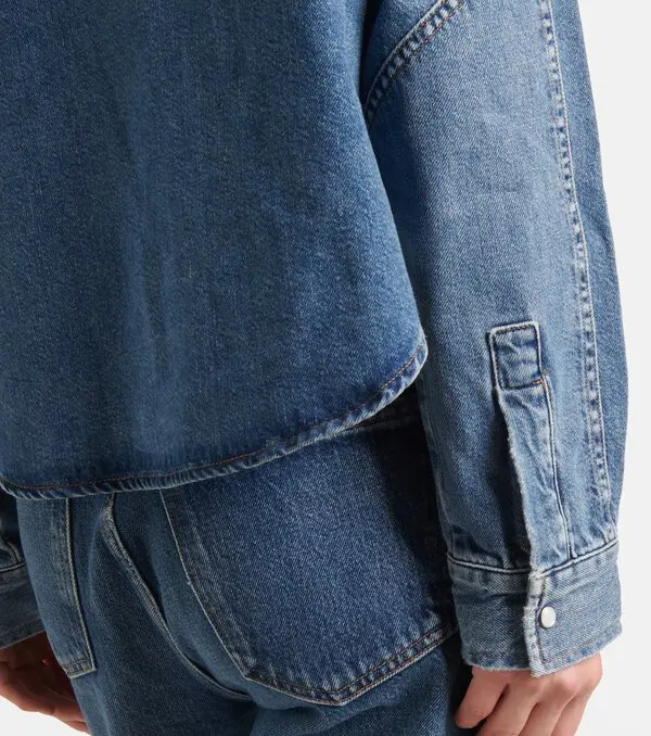 Citizens Of Humanity Cropped Denim Shirt