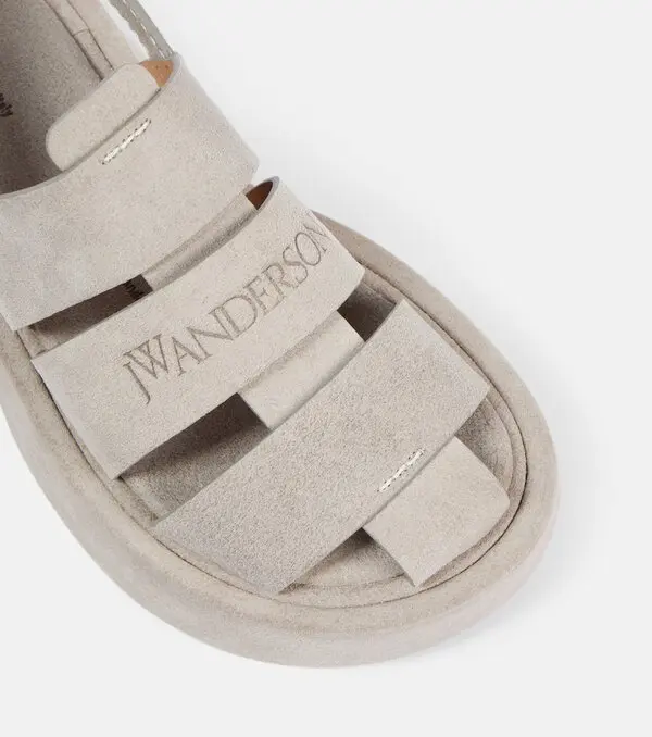 JW Anderson Fisherman Platform Sandals - Grey