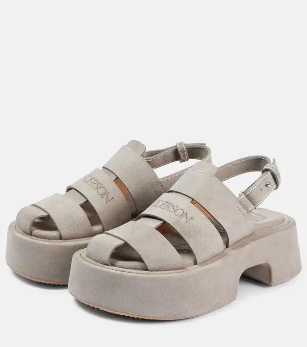 JW Anderson Fisherman Platform Sandals - Grey