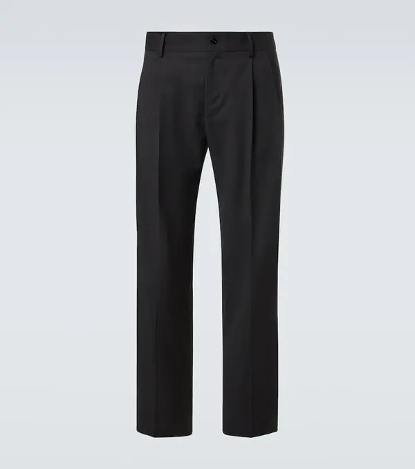 Dolce & Gabbana Wool-blend Straight-leg Tailored Trousers