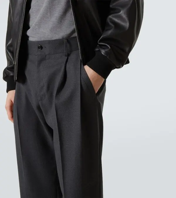 Dolce & Gabbana Wool-blend Straight-leg Tailored Trousers