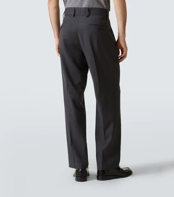 Dolce & Gabbana Wool-blend Straight-leg Tailored Trousers
