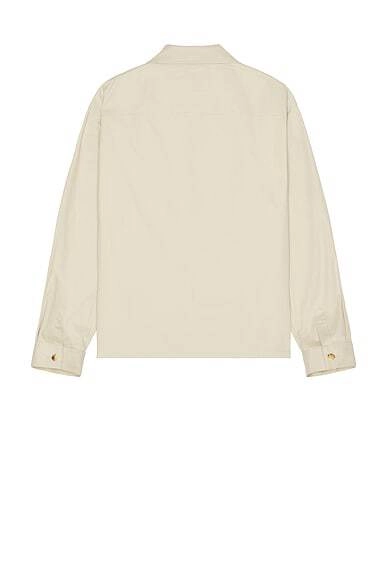 FRAME Double Pocket Overshirt - Light Beige