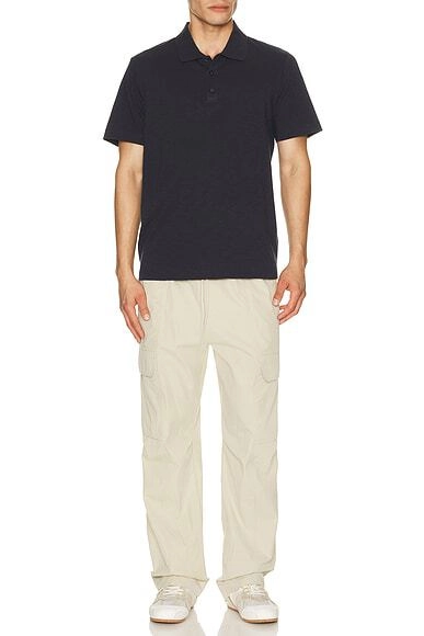 Theory Bron Cotton Polo - Eclipse