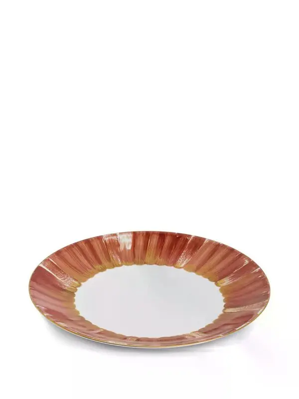 MARIE DAAGE Panache Brushstroke Dinner Plate - Orange