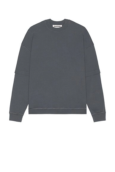 DARKPARK Troy Double Sleeve Tee - Grey