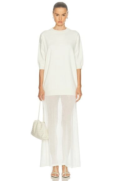 SEROYA Arwen Maxi Dress - Eggshell