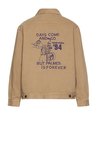 PALMES Forever Zip Jacket - Fossil