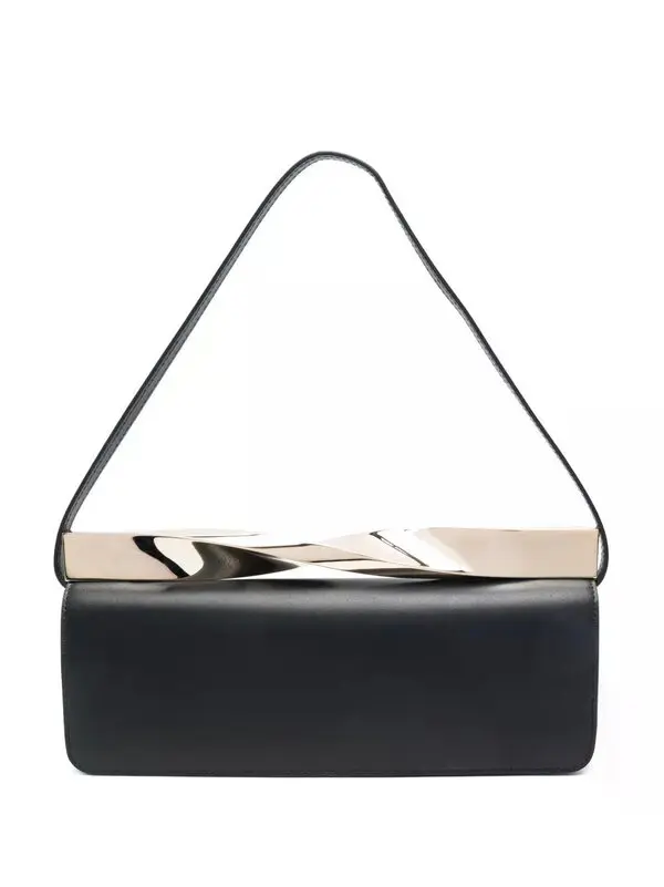 AQUAZZURA Twist Leather Shoulder Bag