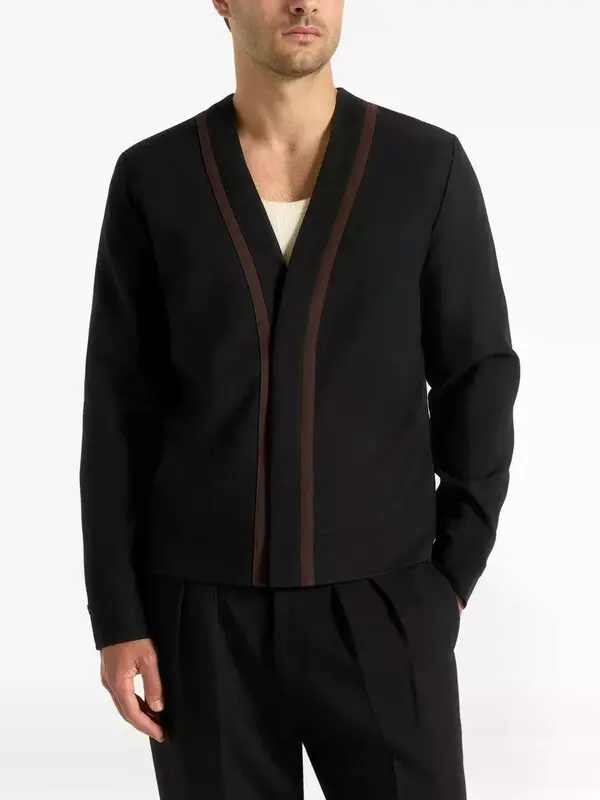 Manière De Voir Contrast Detail Tailored Jacket
