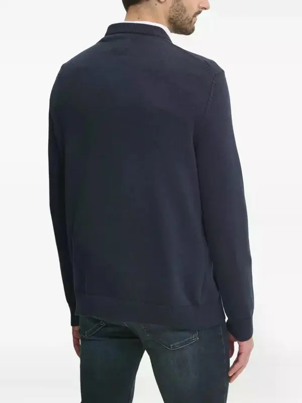 Gant Logo Appliqué Crew-neck Sweater