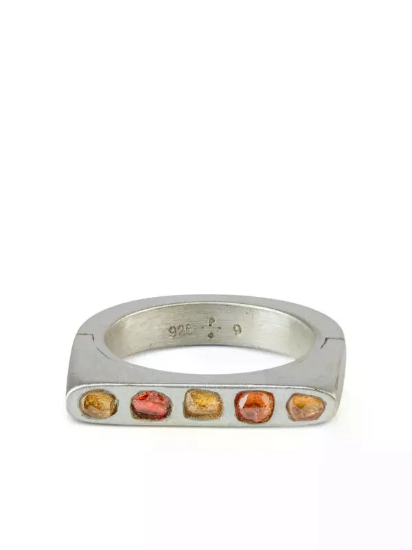 PARTS OF FOUR Sistema Sapphire Ring - Silver