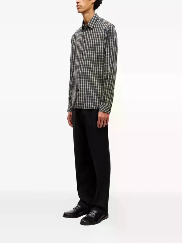 SAMSOE SAMSOE Checked Saryan Shirt - Black