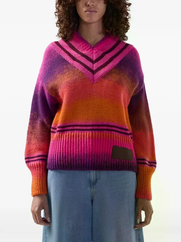 Gcds V-neck Degrade Jumper