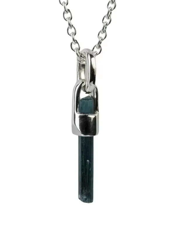 PARTS OF FOUR Sterling Tourmaline Pendant Necklace - Silver